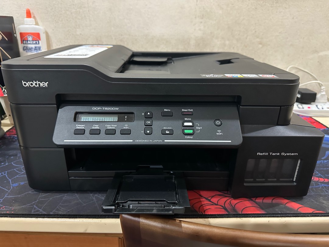 Brother DCP-T820DW with Ink Refill, Computers & Tech, Printers ...