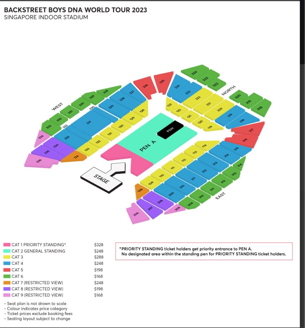 BSB DNA Tour Cat 3 tic, Tickets & Vouchers, Event Tickets on Carousell