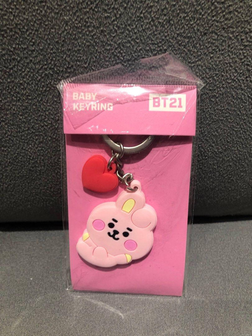 BT21 Tata Cooky Keyring, Hobbies & Toys, Memorabilia & Collectibles, K-Wave on Carousell