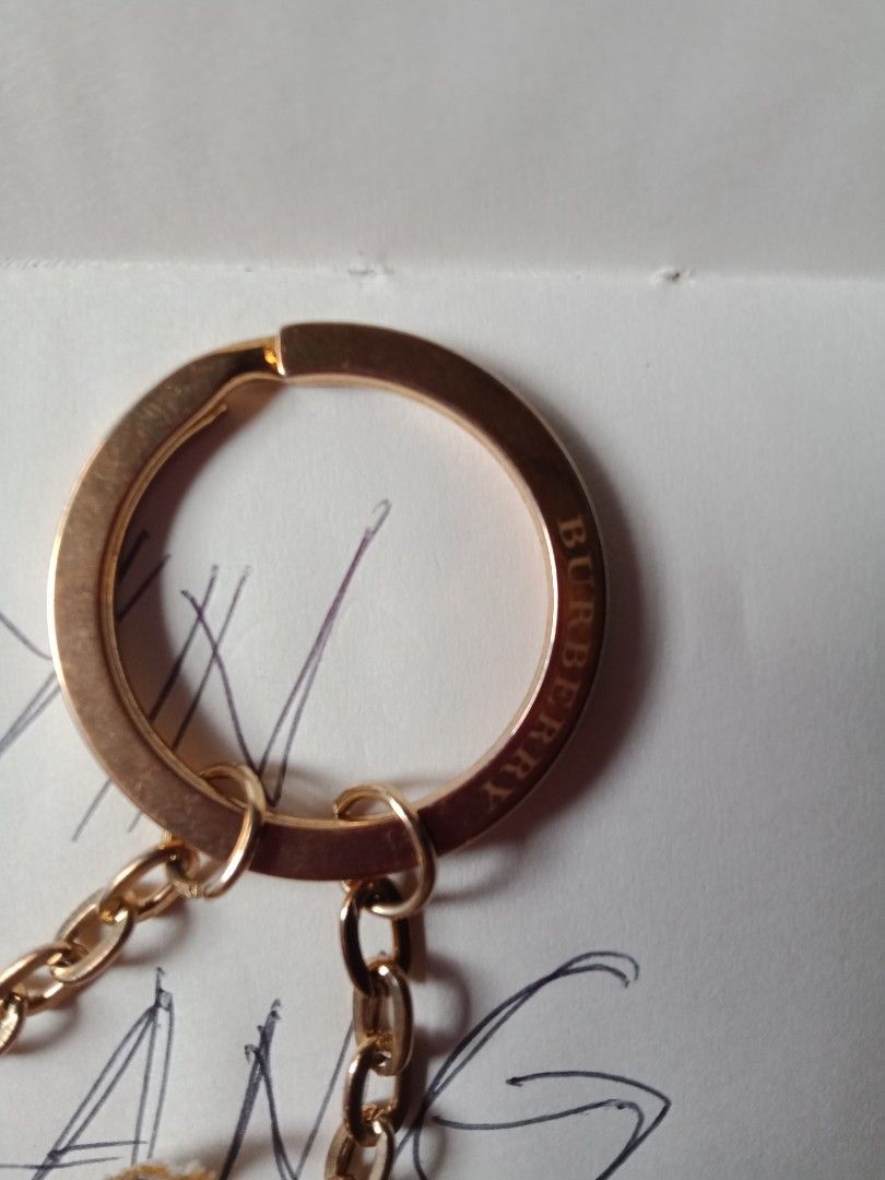 BURBERRY KEY RING BAG CHARM on Carousell