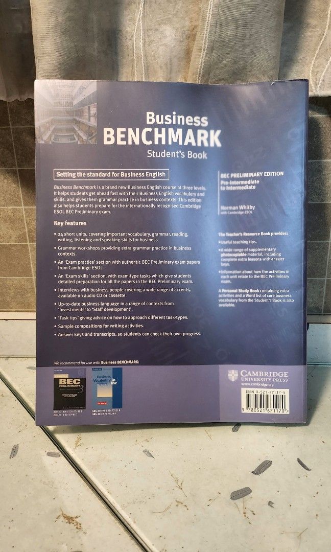 Cambridge Bisiness benchmark student's book (BEC preliminary/Pre ...