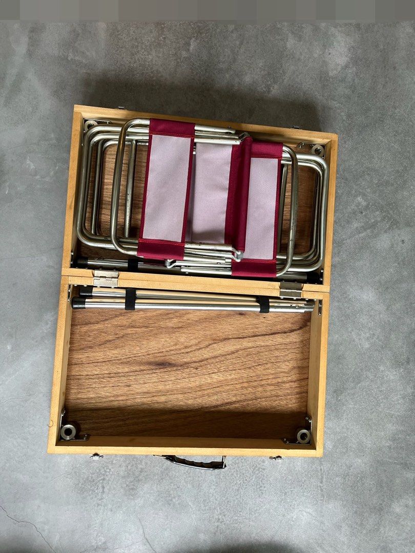 Captain Stag camping table and chairs, Sports Equipment, Hiking ...