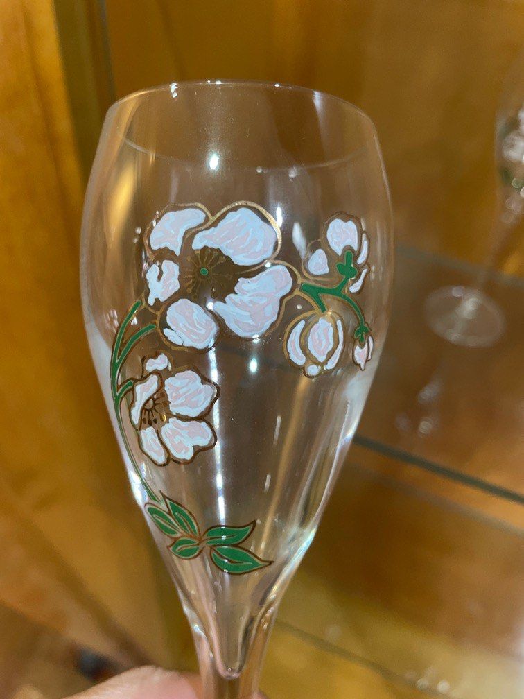 Champagne glasses by Perrier Jouet, Furniture & Home Living ...