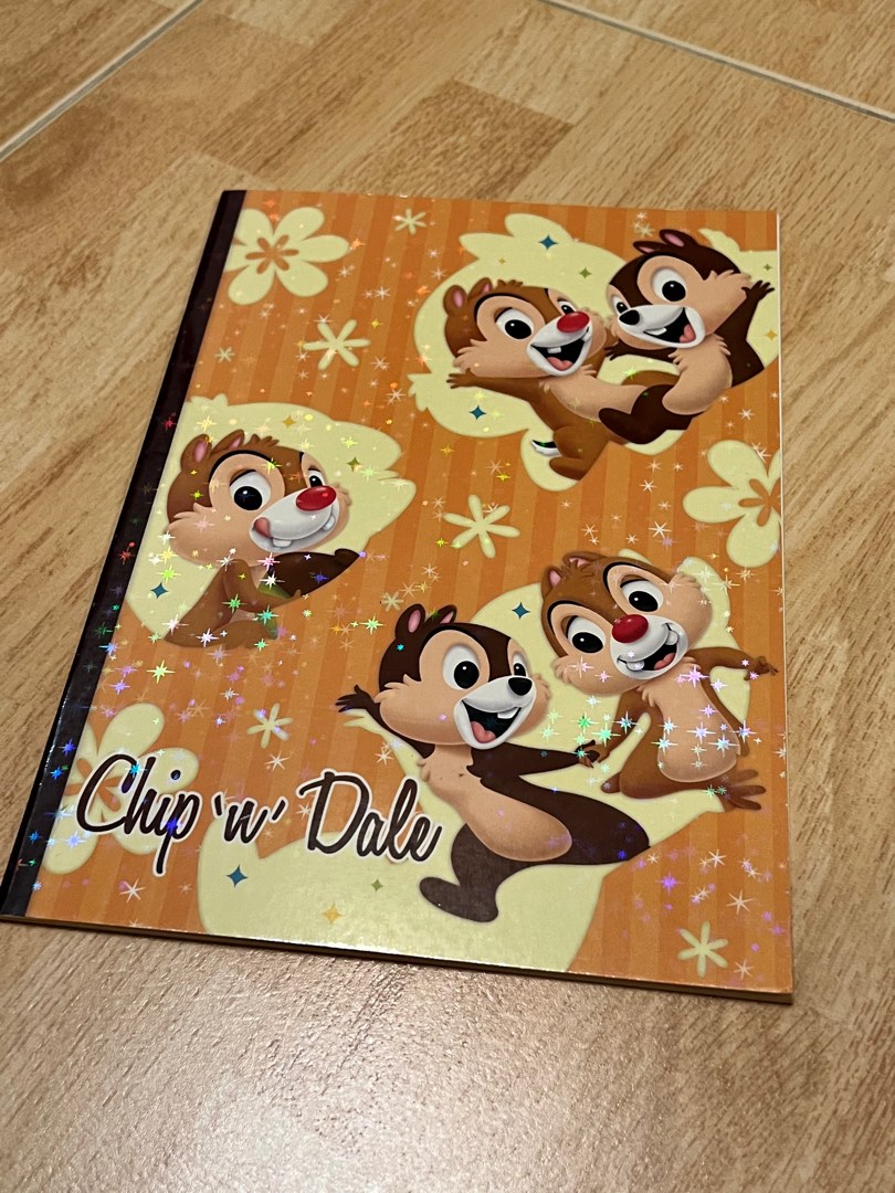Chip n Dale 文具 notebook單行簿 絕版, 興趣及遊戲, 手作＆自家設計, 文具 - Carousell