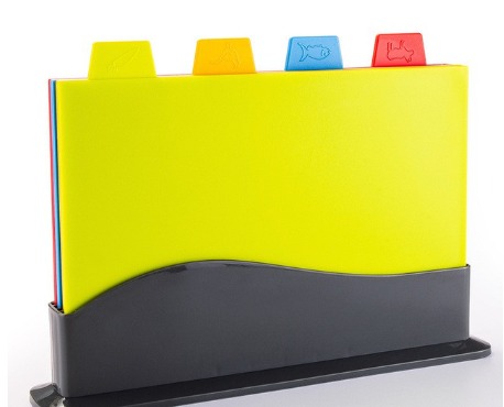 Chopping Board Set Colour Coded Kitchen Cutting Boards with Index Color ...
