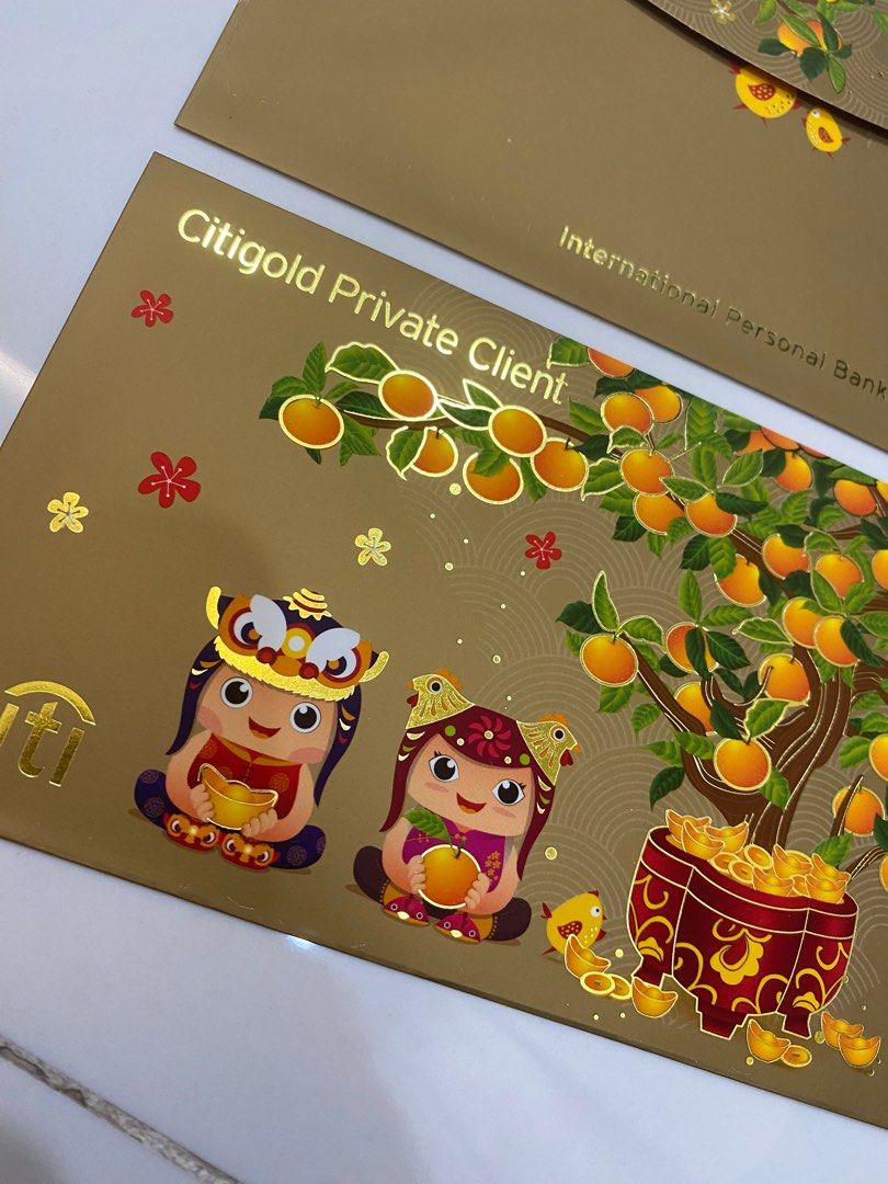 Citigold Private Client red packet, Hobbies & Toys, Stationery & Craft ...
