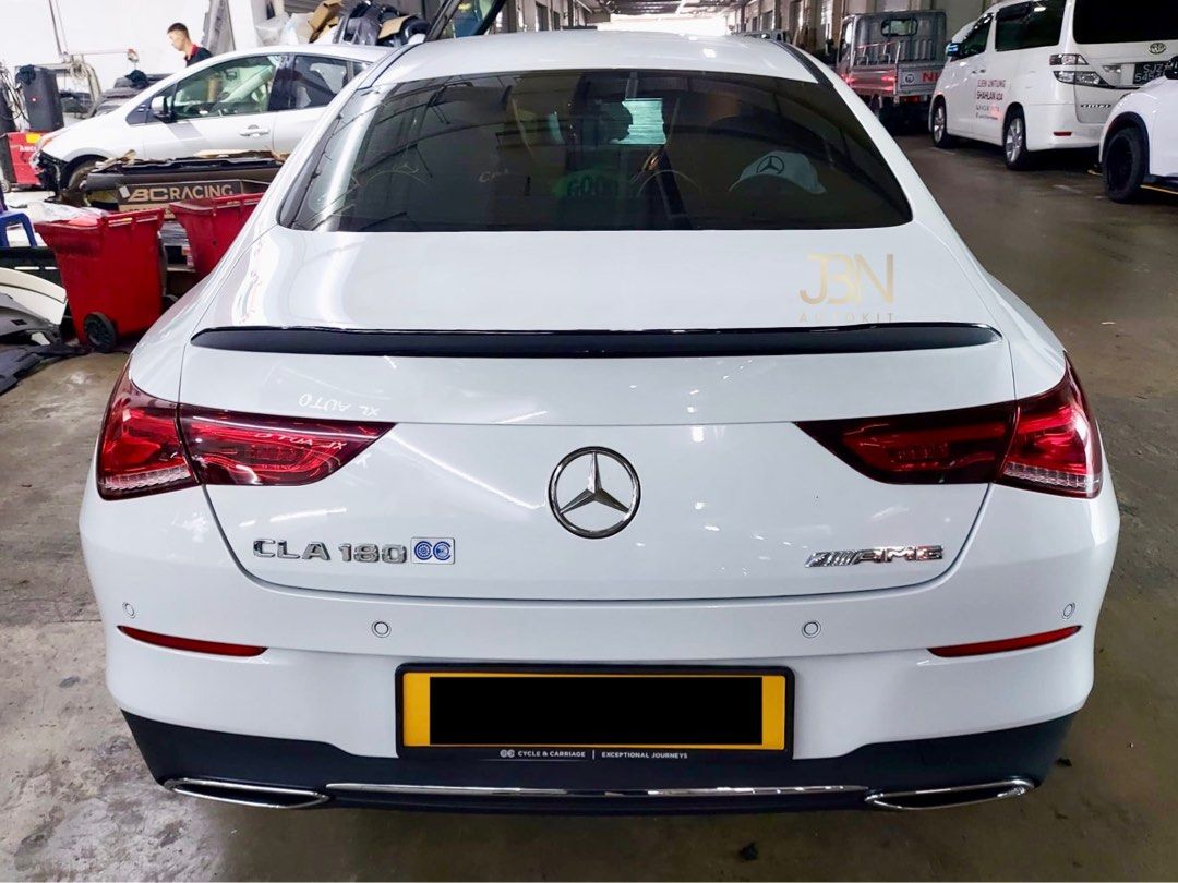 CLA45 C118 Spoiler For Boot, Car Accessories, Accessories on Carousell
