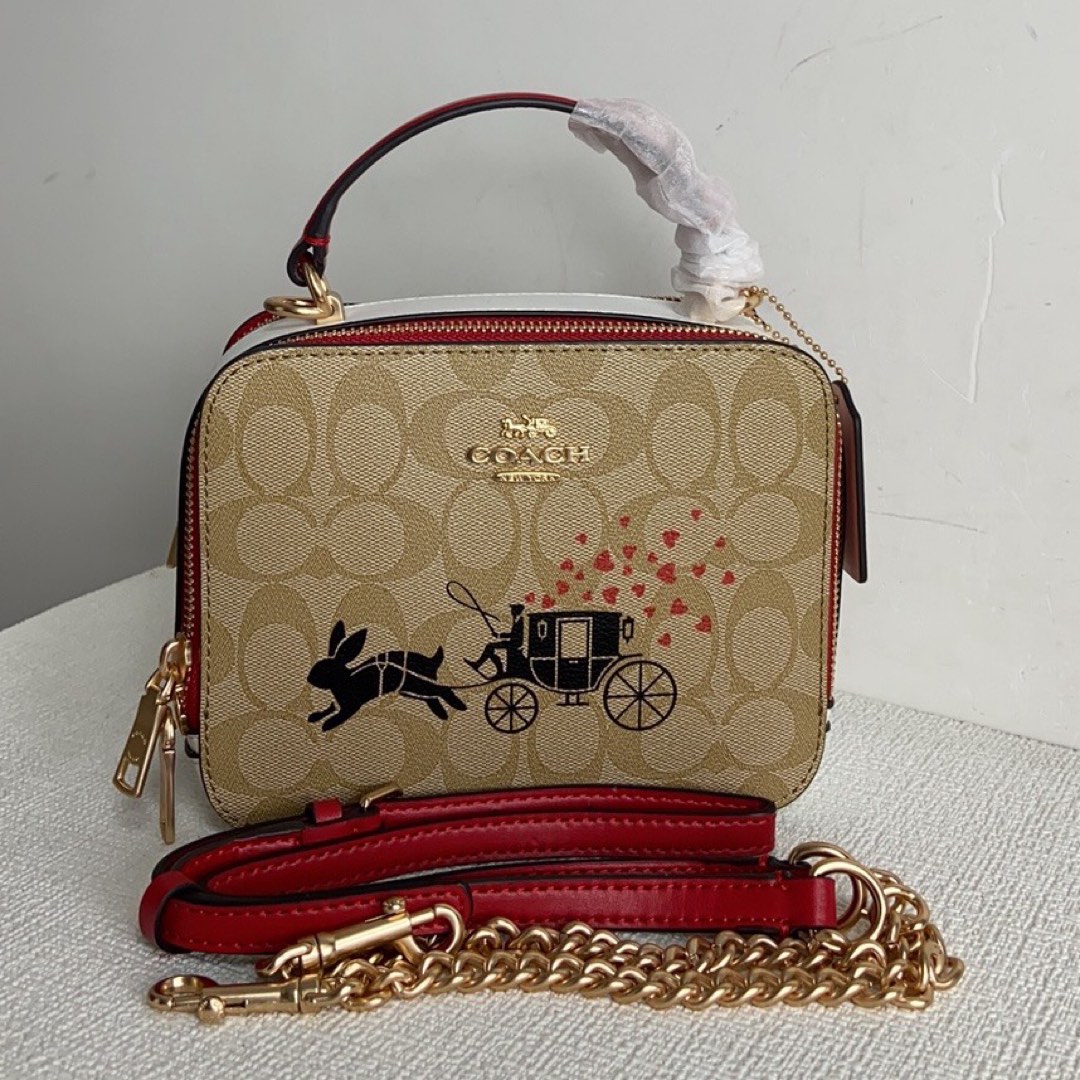 Coach Carriage Top Handle Sling Bag, Women's Fashion, Bags & Wallets ...