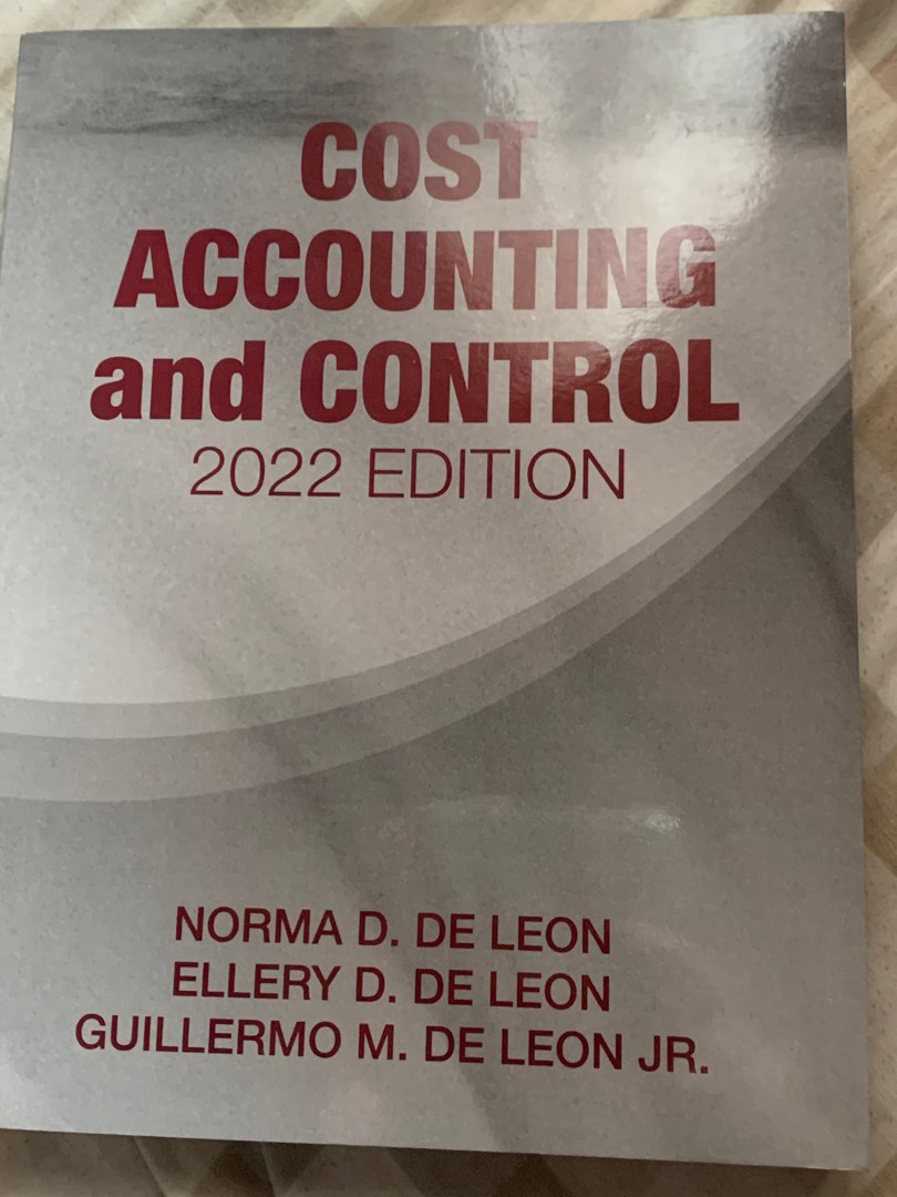 COST ACCOUNTING DE LEON Hobbies Toys Books Magazines Textbooks cost-accounting-de-leon-hobbies-toys-books-magazines-textbooks