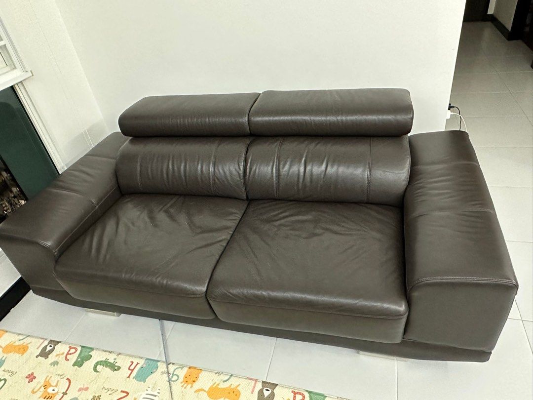 Custom 2 seater sofa - extendable leg and head rest, Furniture & Home ...