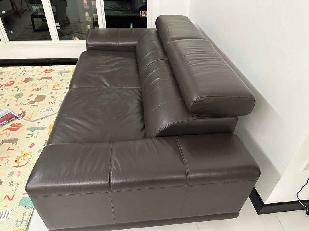 Custom 2 seater sofa - extendable leg and head rest, Furniture & Home ...