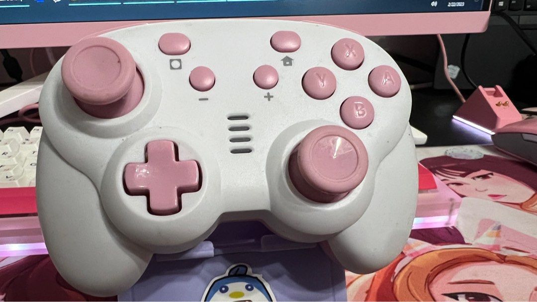 Cyber Gadget Gyro Controller Mini Wireless Pink, Video Gaming, Gaming ...