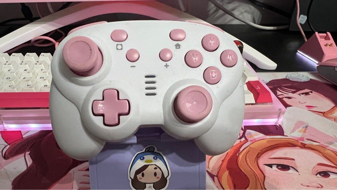 Cyber Gadget Gyro Controller Mini Wireless Pink, Video Gaming, Gaming ...