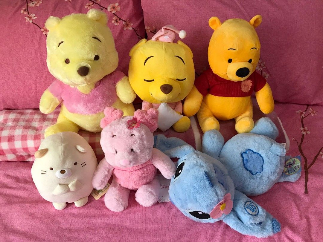 Disney Plushies from claw machine, Hobbies & Toys, Toys & Games on ...