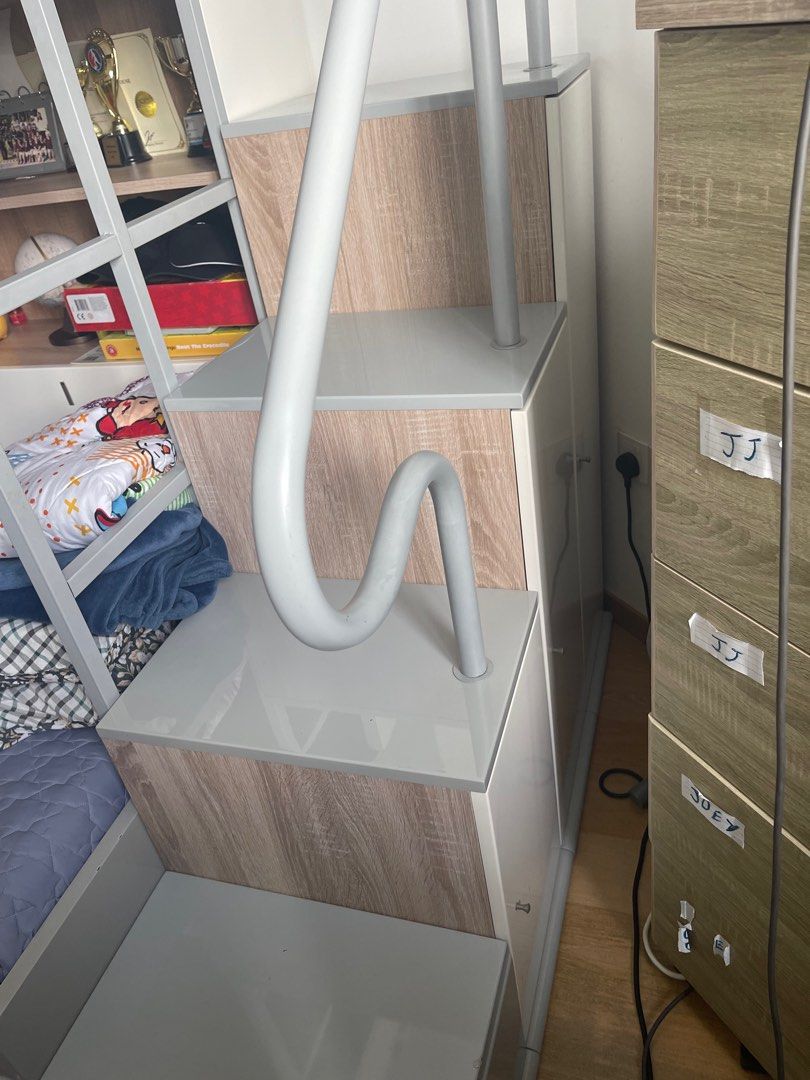 Double decker beds with lots of storage, Furniture & Home Living ...