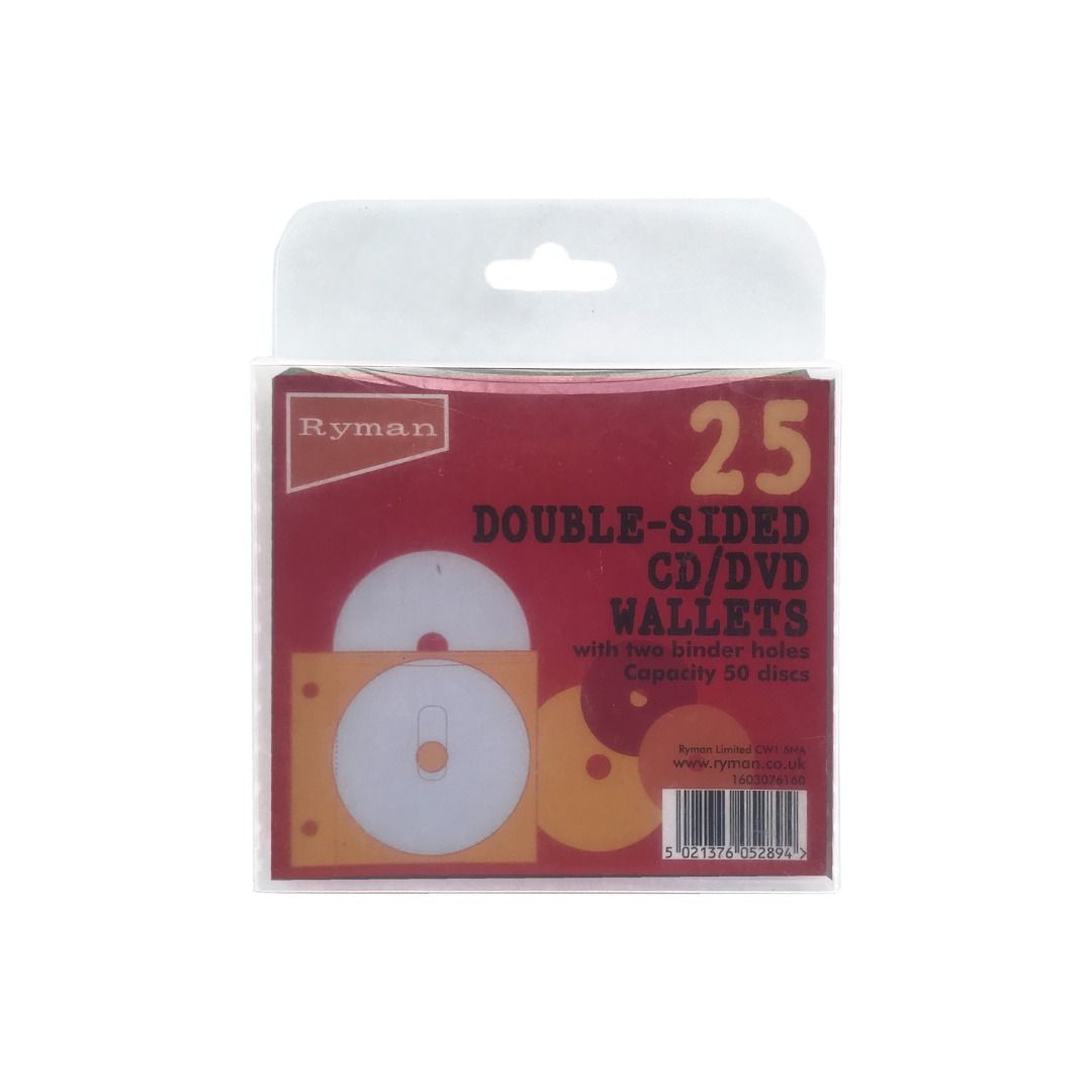 Double-sided CD/DVD Wallets, Hobbies & Toys, Music & Media, CDs & DVDs ...