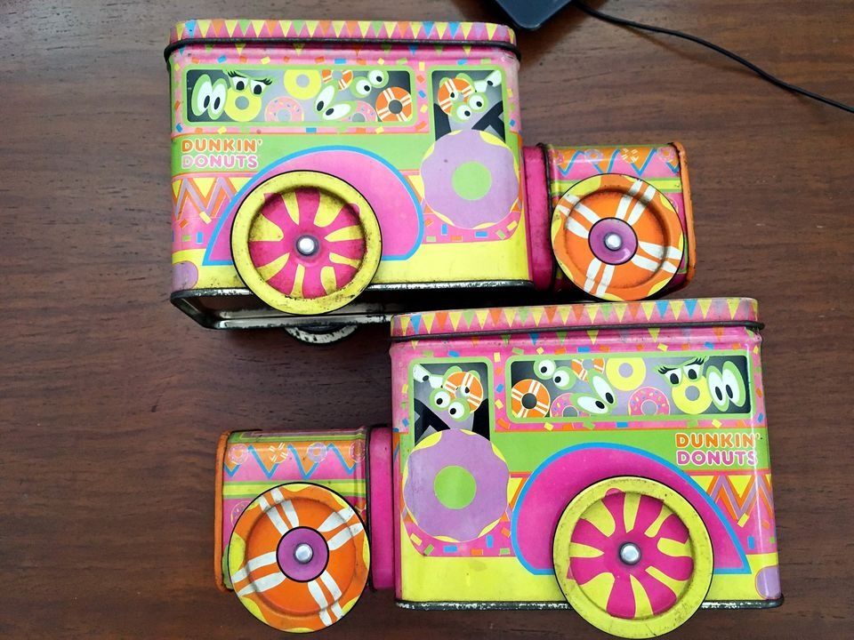 Dunkin Donuts Tin Coin Bank Jeepney, Hobbies & Toys, Memorabilia ...