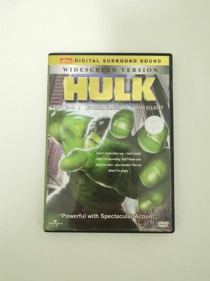 DVD - Hulk, Hobbies & Toys, Music & Media, CDs & DVDs on Carousell