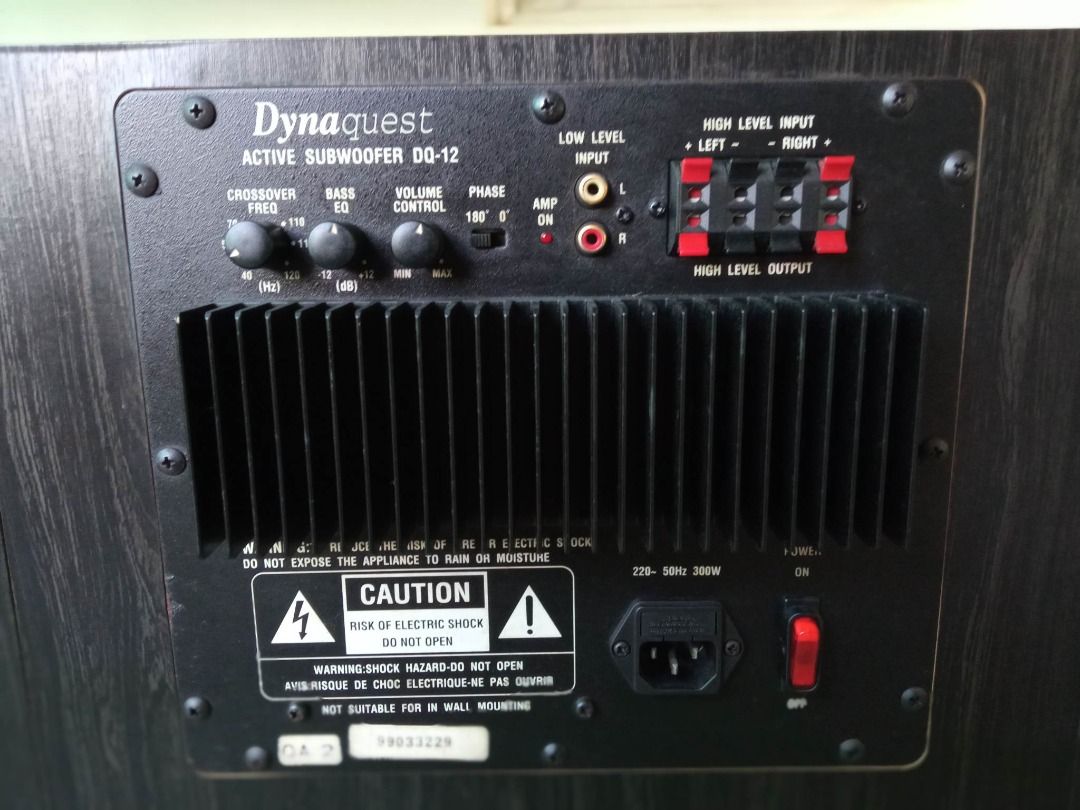 Dynaquest Active subwoofer DQ-12, Audio, Portable Audio Accessories on ...