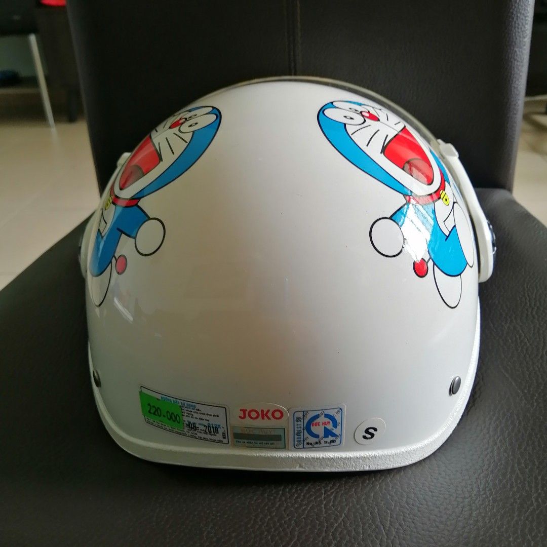 Ebike/scooter helmet doraemon, Sports Equipment, PMDs, E-Scooters & E ...