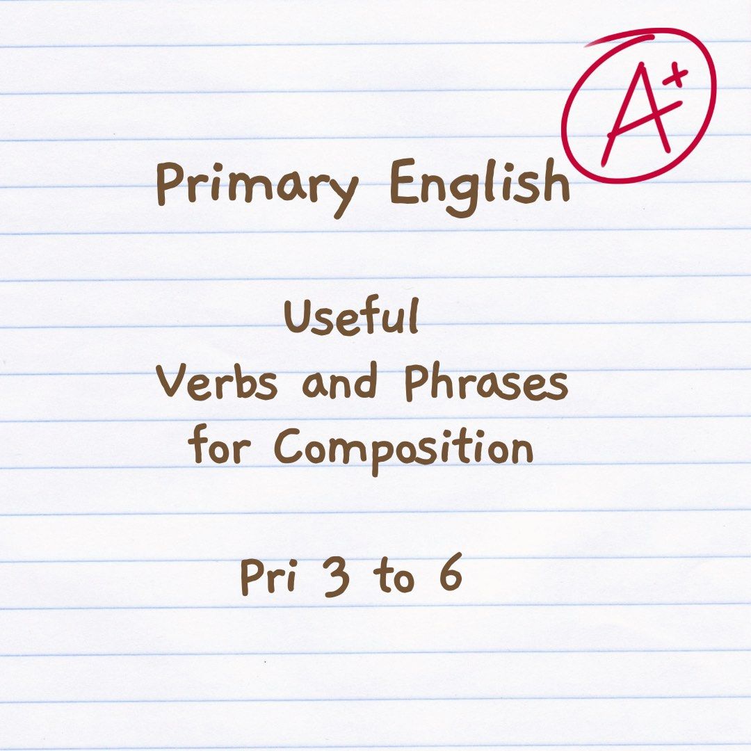 English Model Compositions PSLE useful phrases, Hobbies & Toys, Books ...