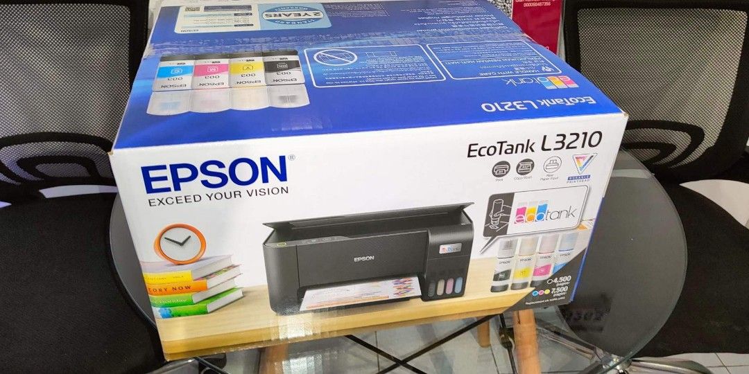 Epson EcoTank L3210 A4 Print Scan Copy Ink Tank Multifunction Printer ...