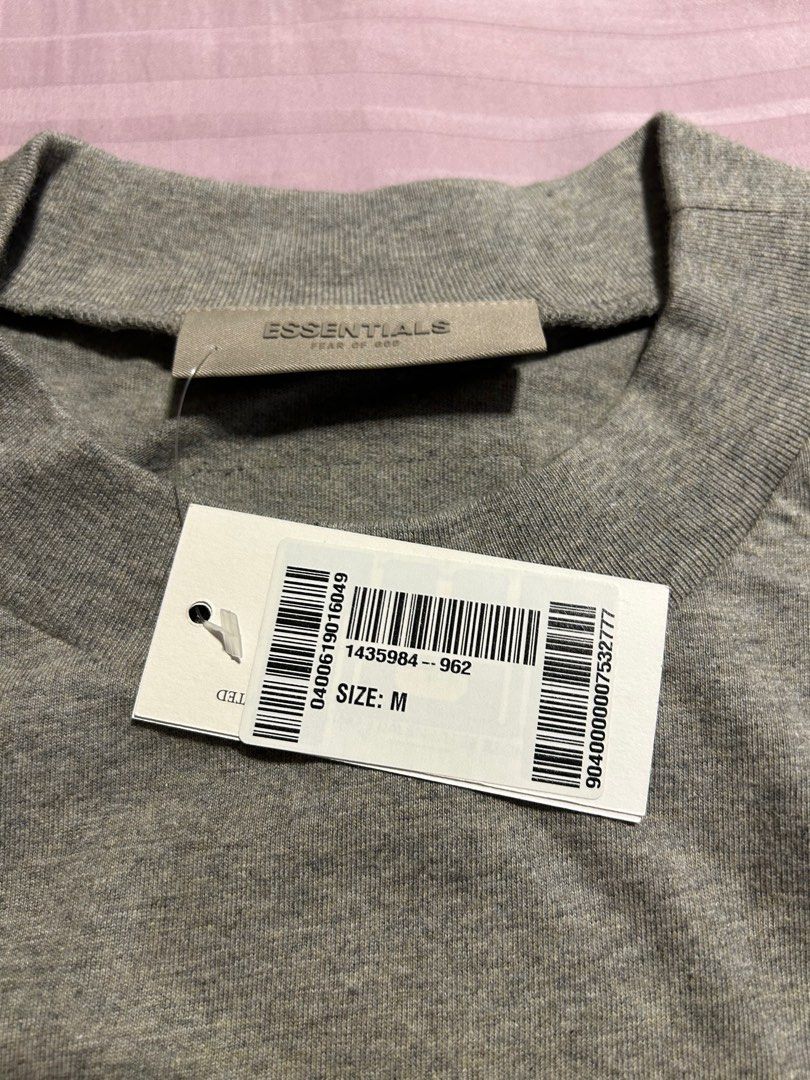 Essentials FOG Grey, Men's Fashion, Tops & Sets, Tshirts & Polo Shirts ...