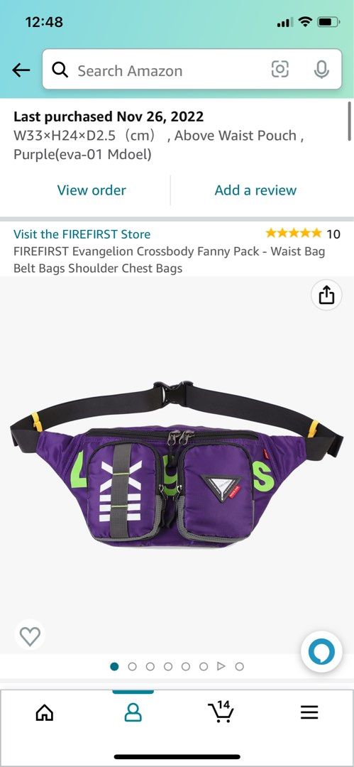 Evangelion : Radio Eva Fanny Pack on Carousell