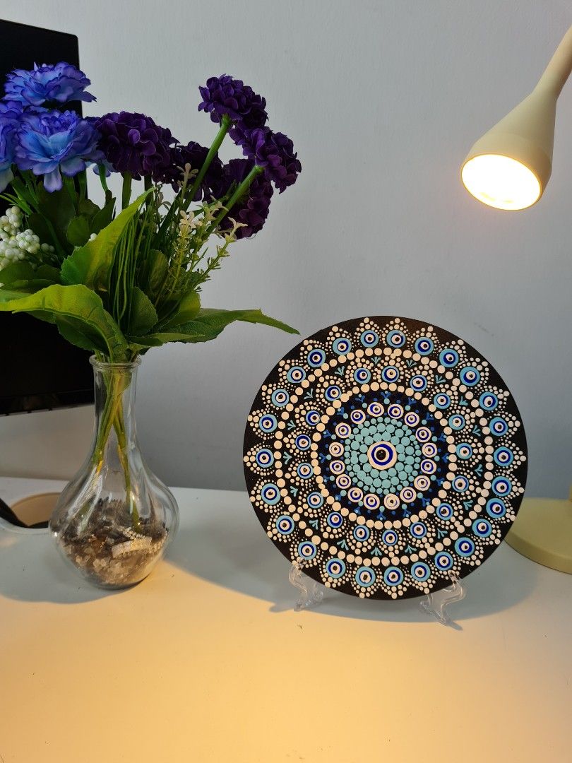 Evil eye stand, Furniture & Home Living, Home Decor, Other Home Decor ...