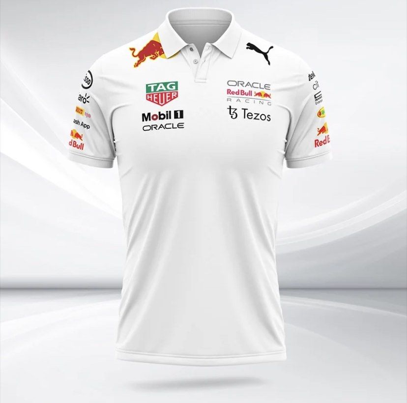F1 Red Bull Oracle Polo Shirt (brand new), 男裝, 上身及套裝, T-shirt、恤衫、有領衫 ...