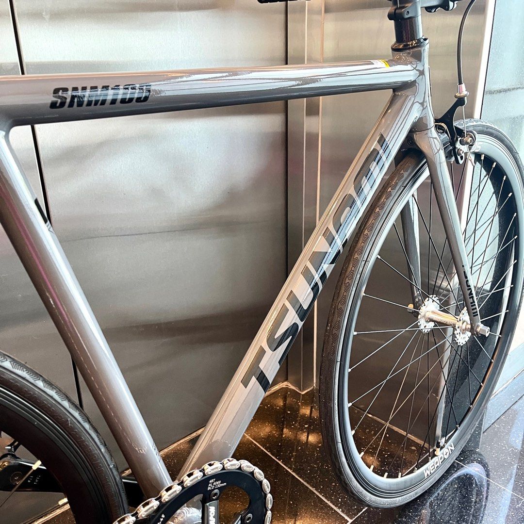 fixie bike/tsunami fixie bike/fixed gear bike/brand new/frame set ($330 ...