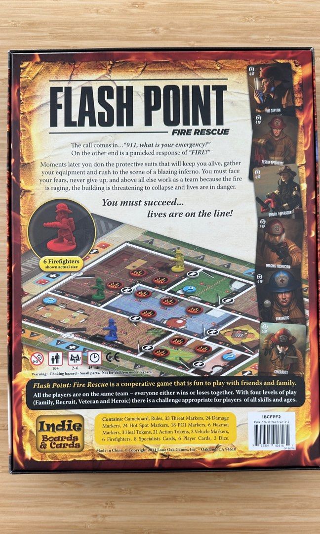 Flash Point board game, Hobbies & Toys, Toys & Games on Carousell