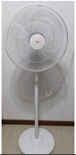 free delivery Mistral stand fan 5 blades white color standing fan ...