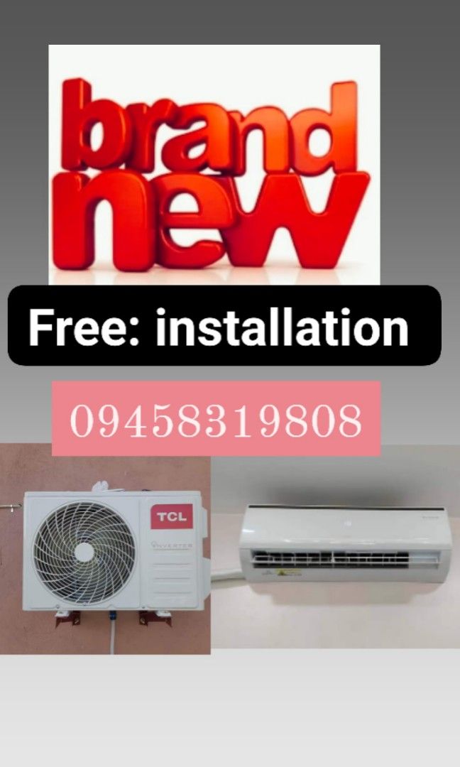 FREE INSTALLATION Aircon Split type inverter, TV & Home Appliances ...