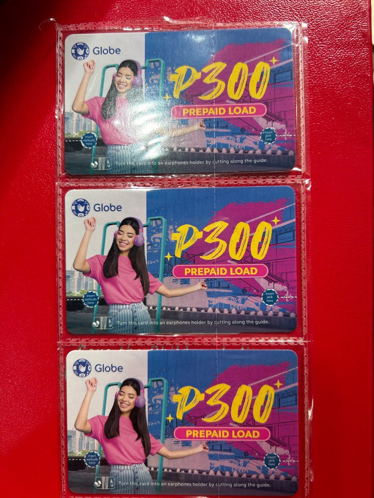 GLOBE Load Cards 300, Mobile Phones & Gadgets, Mobile & Gadget ...