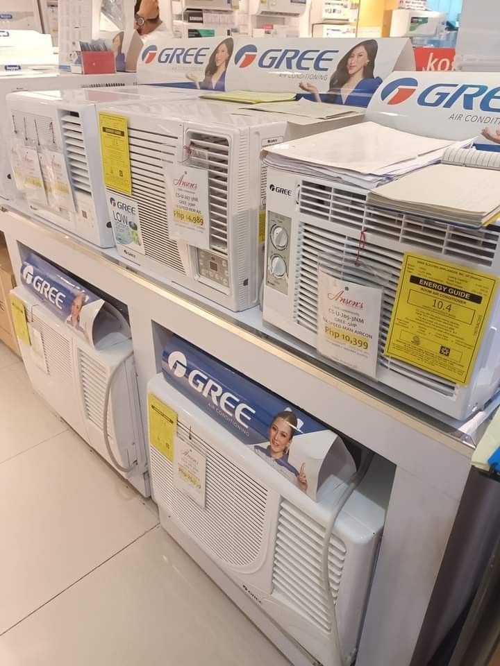 GREE WINDOW TYPE AIRCON (MANUAL/REMOTE/INVERTER), TV & Home Appliances ...