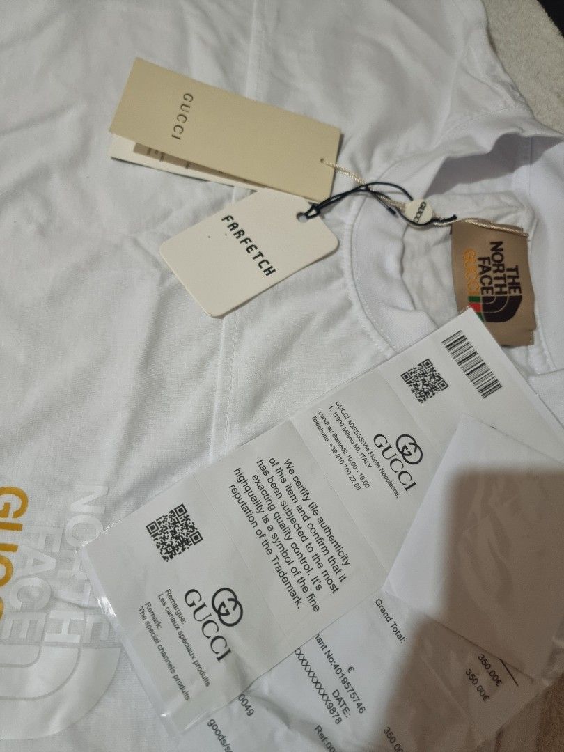 Gucci X The North Face Collab Shirt., Luxury, Apparel on Carousell
