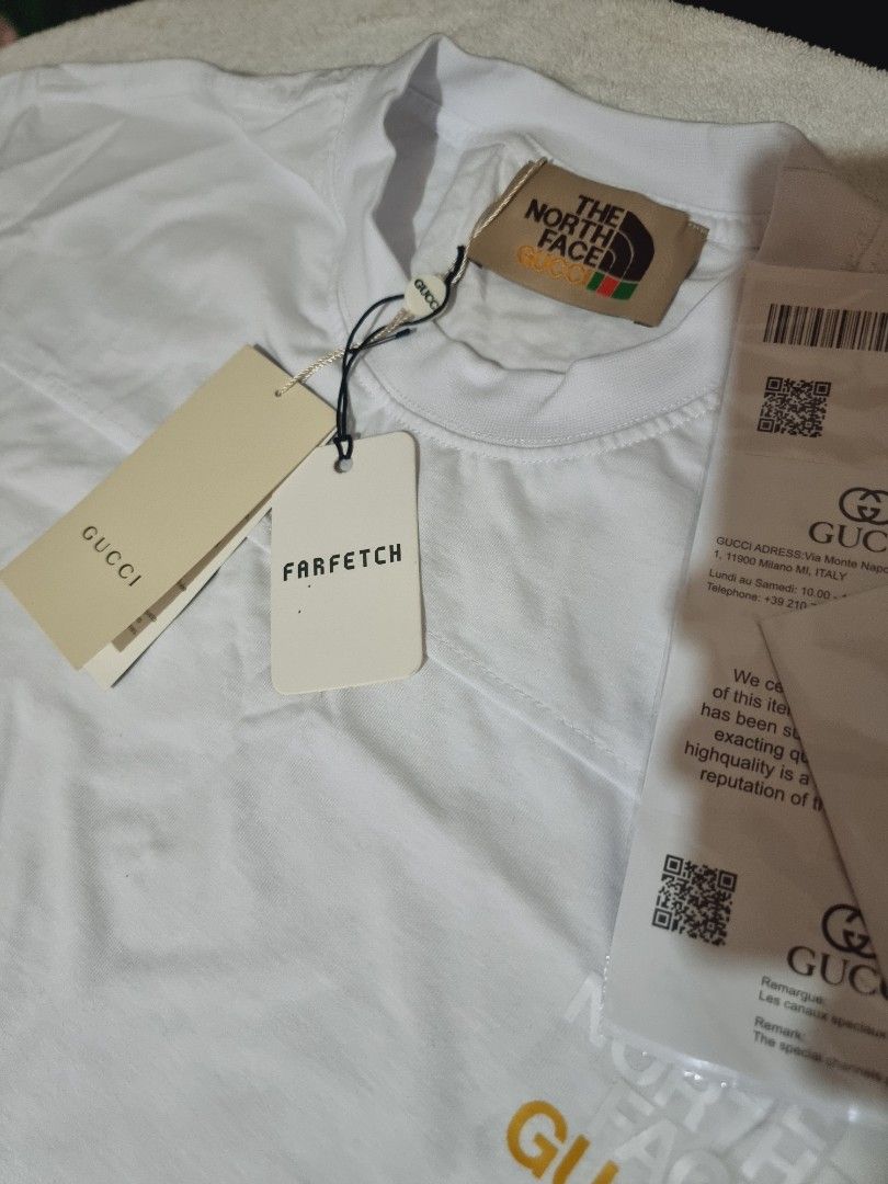 Gucci X The North Face Collab Shirt., Luxury, Apparel on Carousell