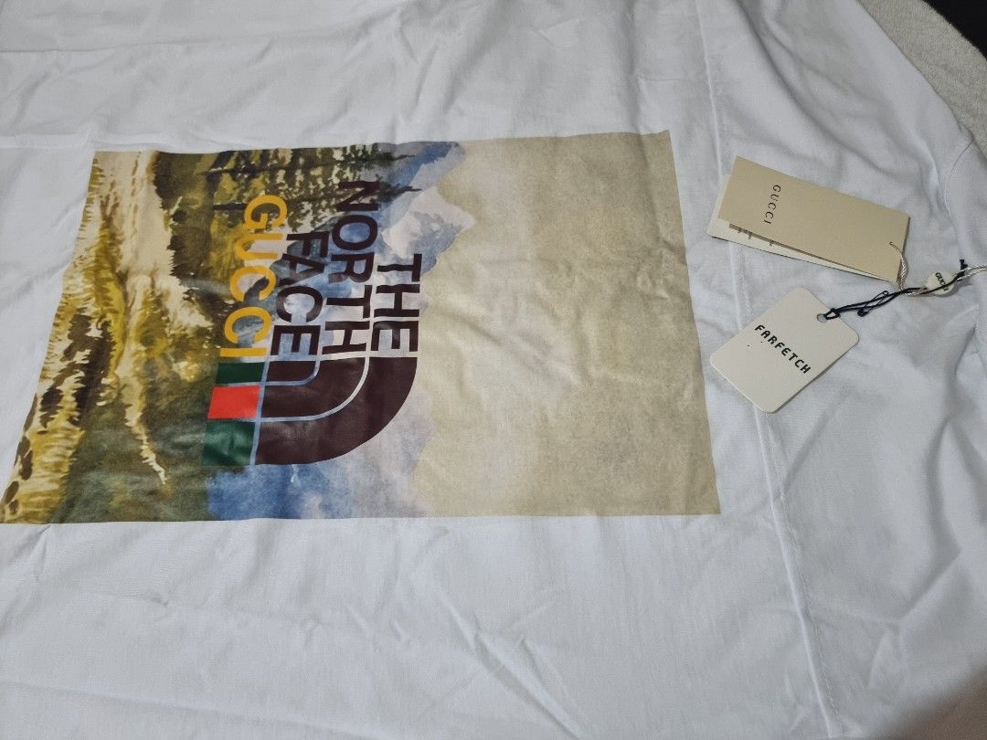Gucci X The North Face Collab Shirt., Luxury, Apparel on Carousell