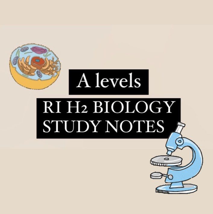 H2 Biology Study Notes, Hobbies & Toys, Books & Magazines, Assessment ...