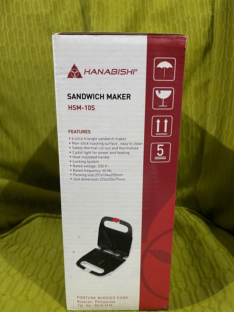 Hanabishi- Sandwich Maker, TV & Home Appliances, Kitchen Appliances ...