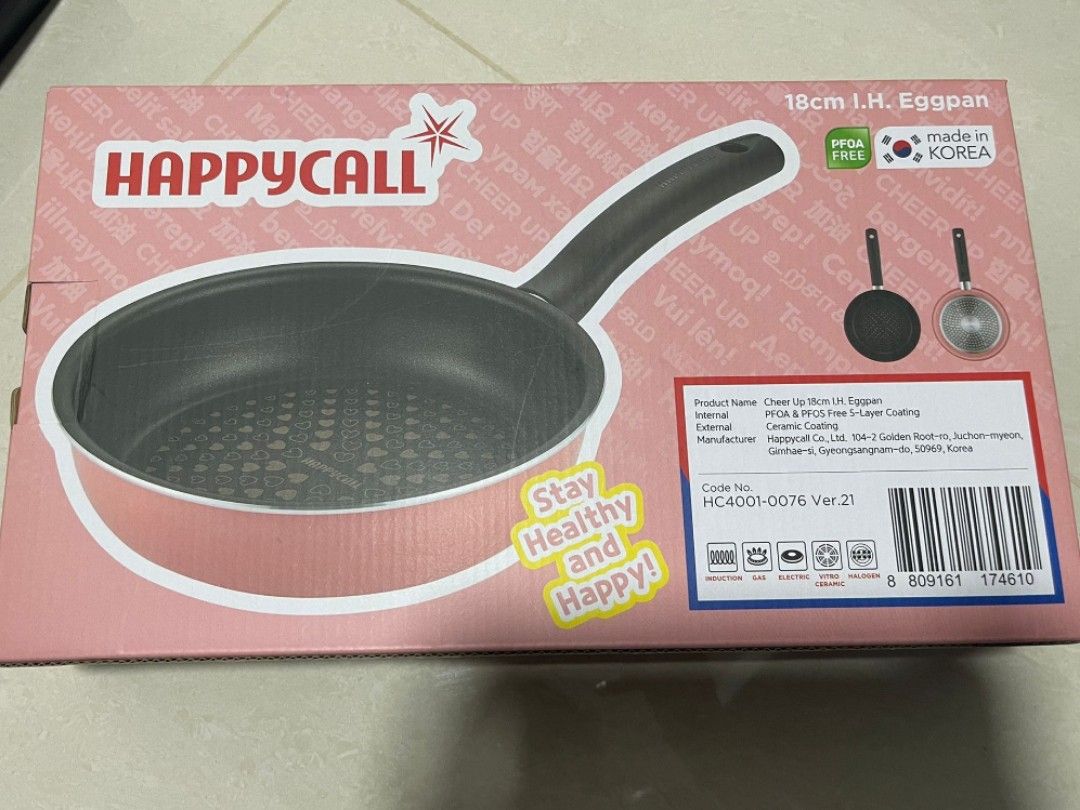 Happycall Egg Pan Cooker / Fryer / Saucer / frying pan, TV & Home Appliances, Kitchen Appliances ...