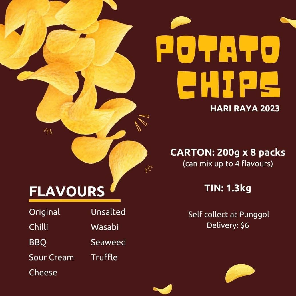 Hari Raya Potato Chips, Food & Drinks, Packaged & Instant Food on Carousell