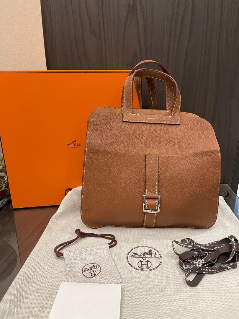 Hermes Halzan, Luxury, Bags & Wallets on Carousell