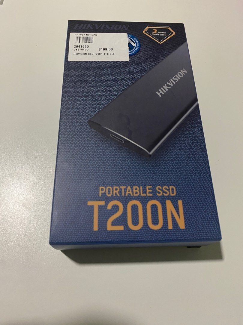 HIKVISION portable SSD T200N 1TB with 3 years warranty, Computers ...