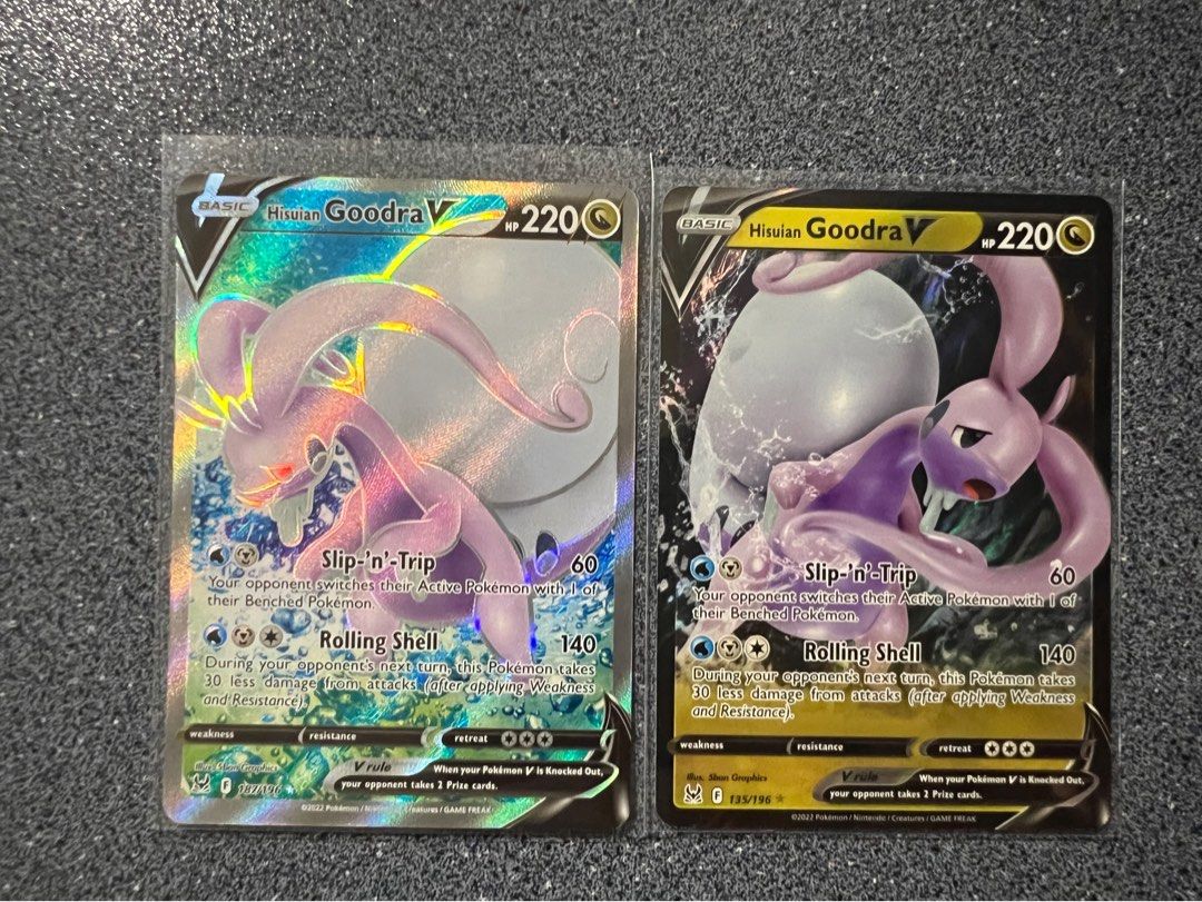 Hisuian Goodra V (FA and Normal) and Vstar, Hobbies & Toys, Toys ...