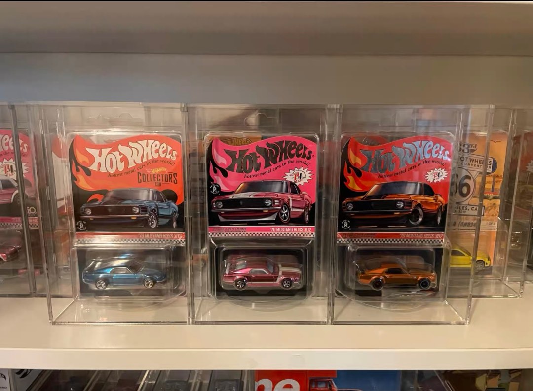 Hot Wheels triple slot Mainline/RLC Acrylic Display case, Hobbies ...