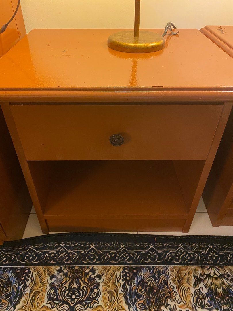 Hotel Solid Wood Side Table / Bed side Table, Furniture & Home Living ...