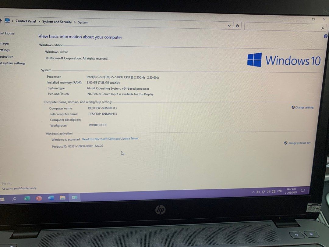 HP Laptop Interl Core i5 5th Gen, Computers & Tech, Laptops & Notebooks ...