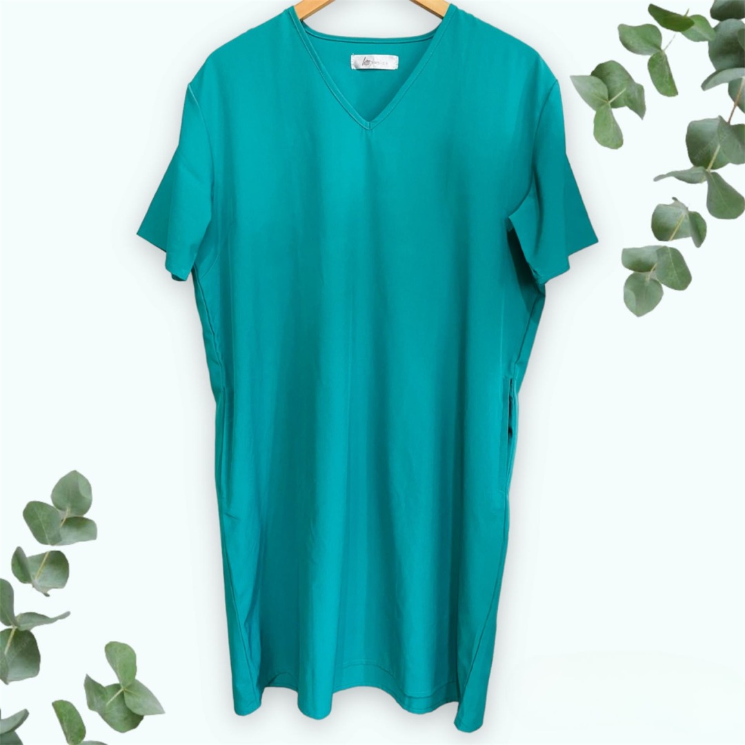 HTP Basics Blue Green Dress (XL-Overrun) on Carousell
